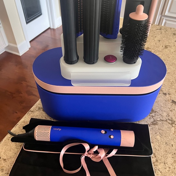 Dyson | Hair | Dyson Airwrap Blue And Pink Hair Styling Tool Set | Poshmark